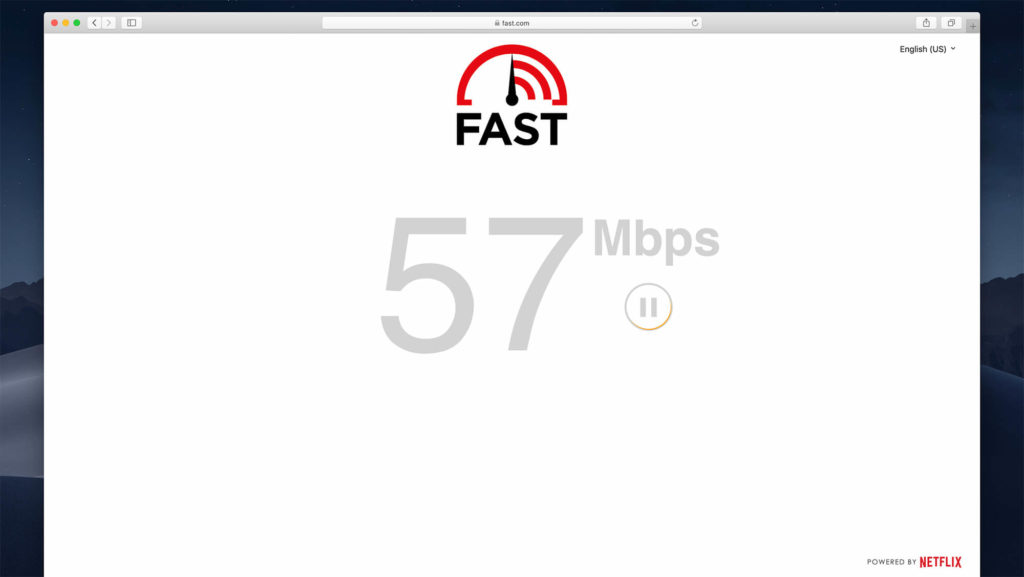 Fast.com - NetSpeed